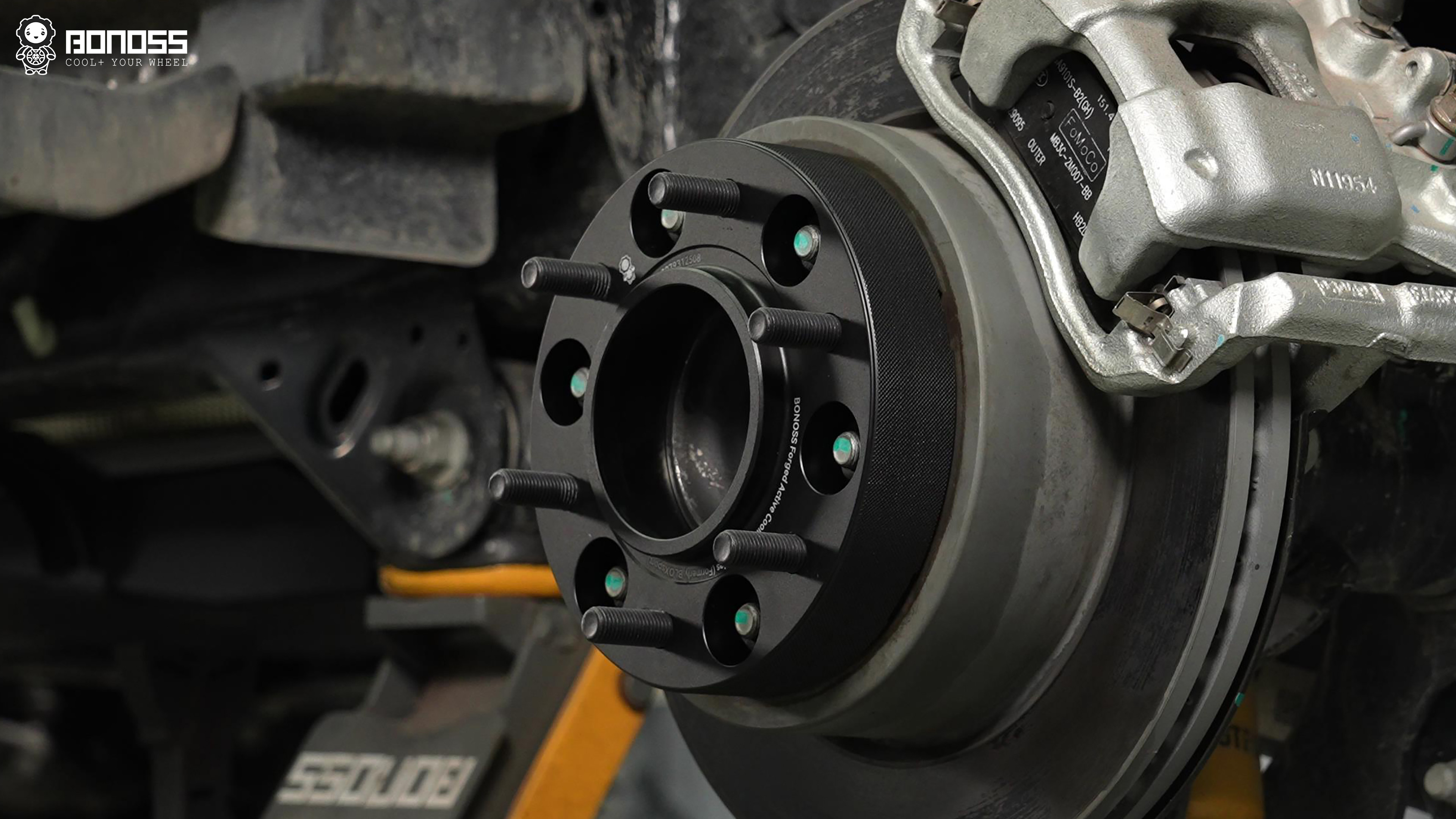 BONOSS Forged Active Cooling Wheel Spacers for 2024 Ford Bronco: 35mm ...