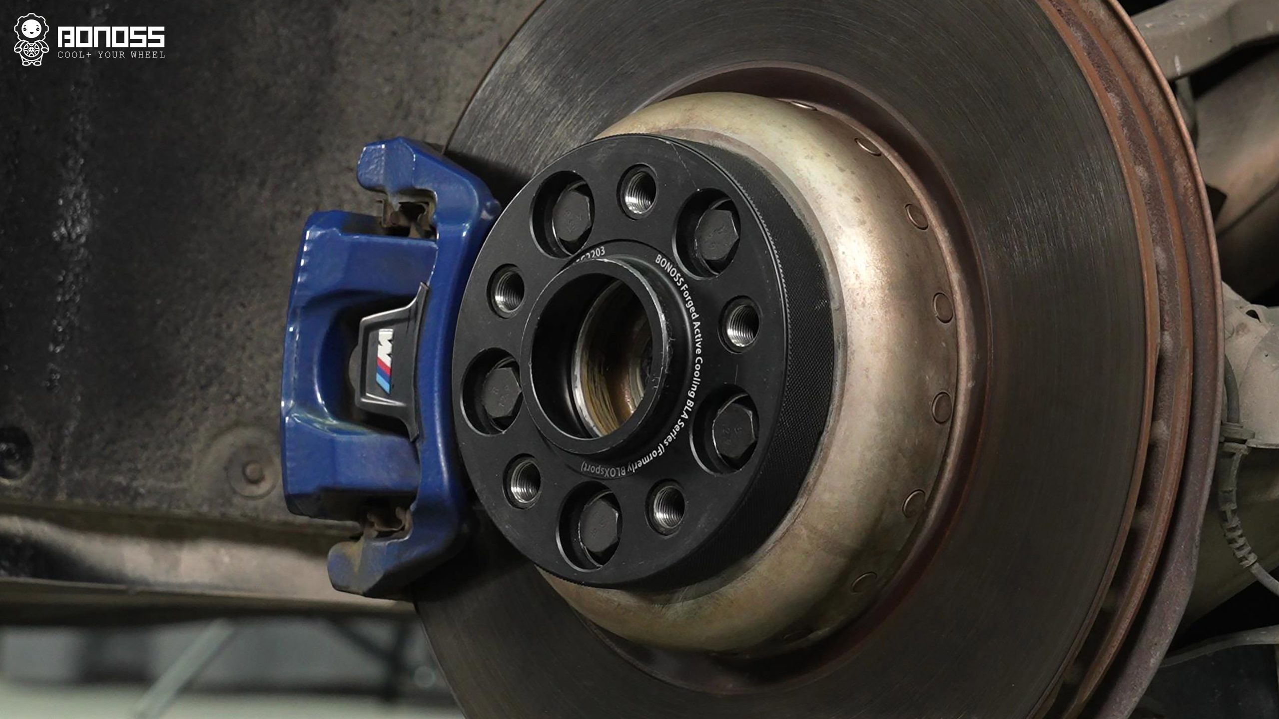BONOSS Forged Active Cooling Wheel Spacers for BMW X5: 18mm Front ...