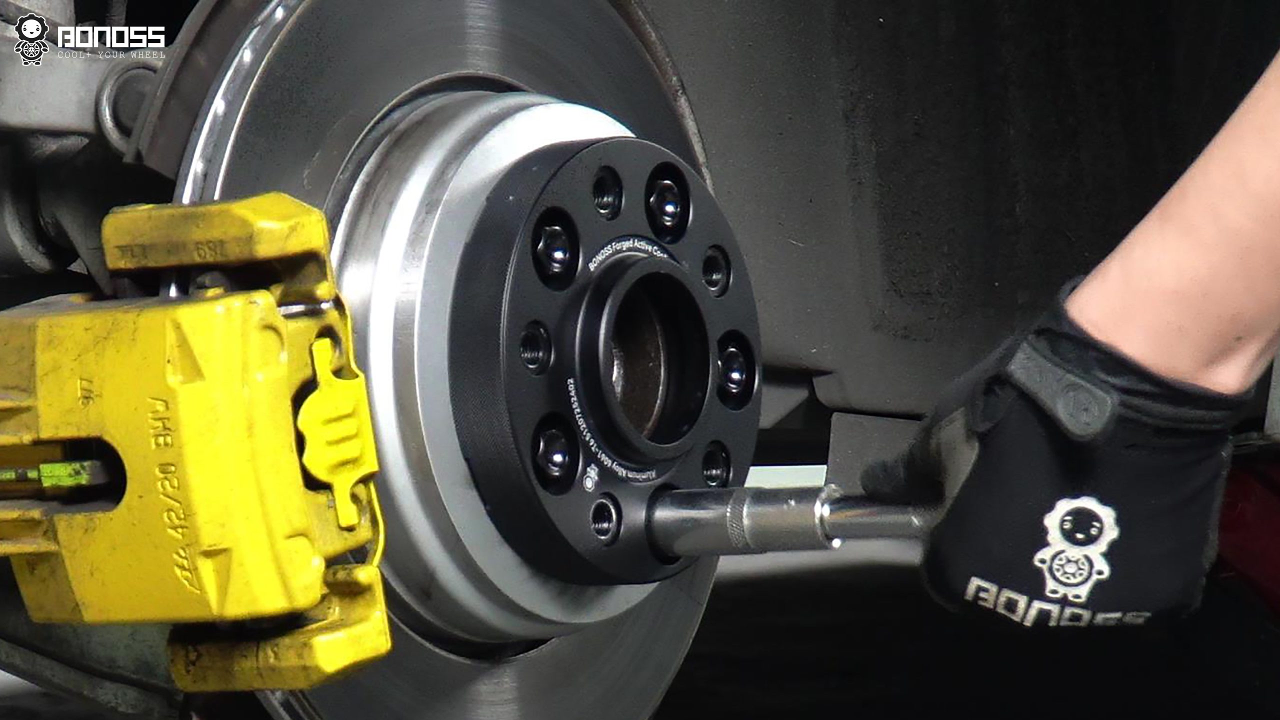 BONOSS Forged Active Cooling Wheel Spacers for 2007 BMW 530i 15mm Front ...