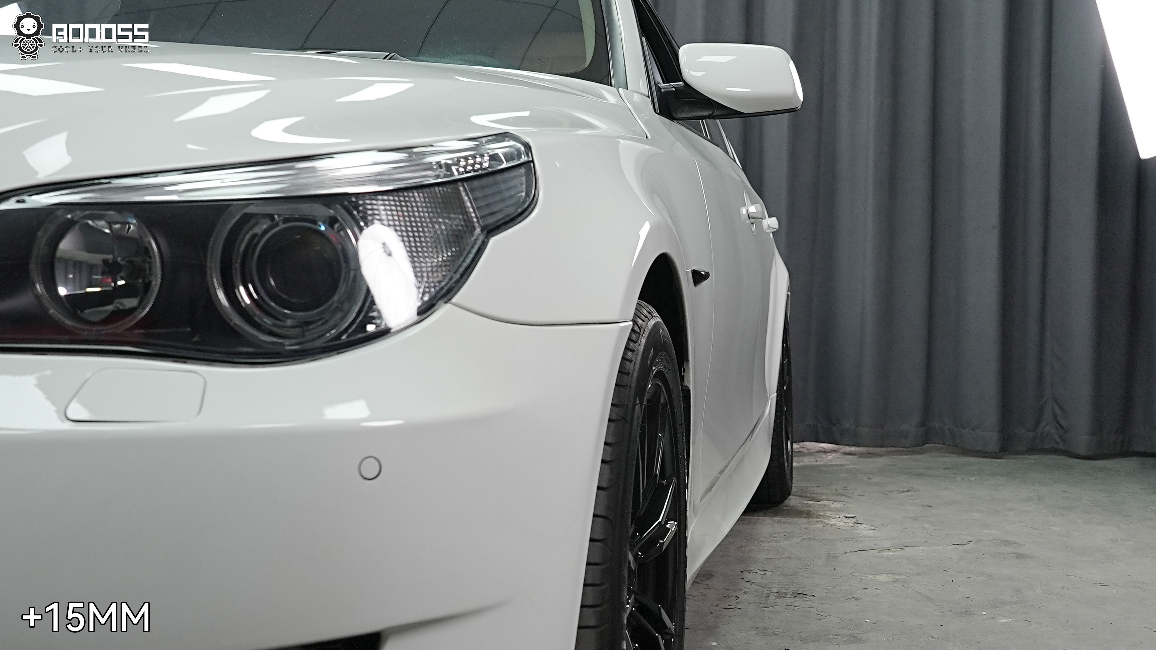 BONOSS Forged Active Cooling Wheel Spacers for 2007 BMW 530i 15mm Front ...