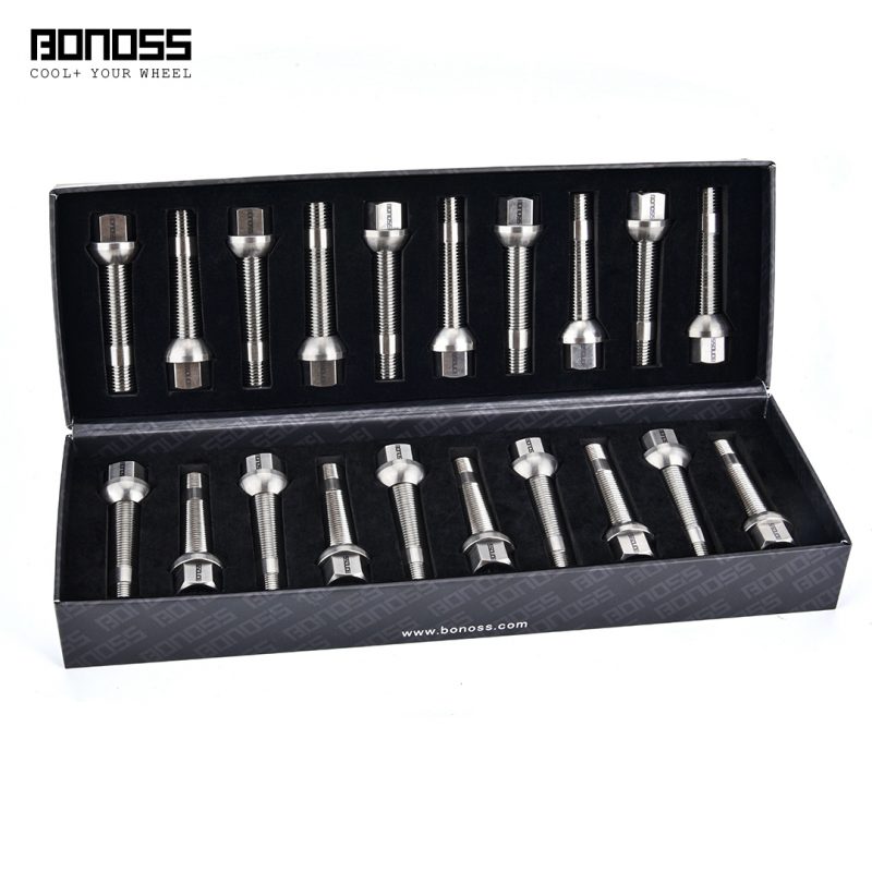 BONOSS Titanium Exposed Wheel Stud Conversion Kit for BMW 3 Series/M3 ...