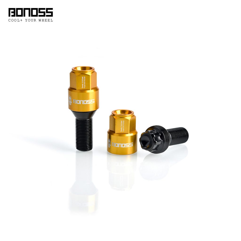 BONOSS Forged Shell Type Wheel Lock & Bolt Kit (Honeycomb Style) 20pcs ...