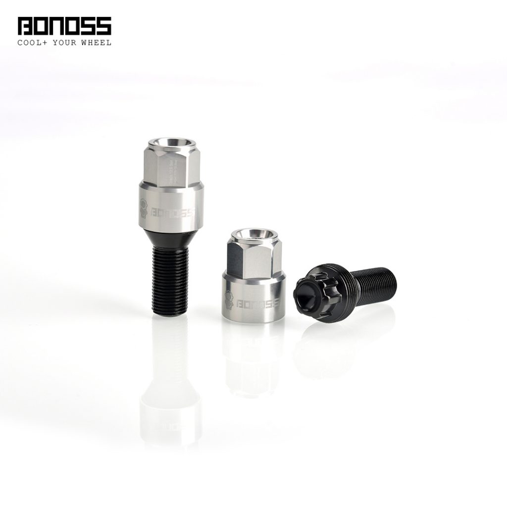 BONOSS Forged Shell Type Wheel Lock & Bolt Kit (Honeycomb Style) 20pcs ...