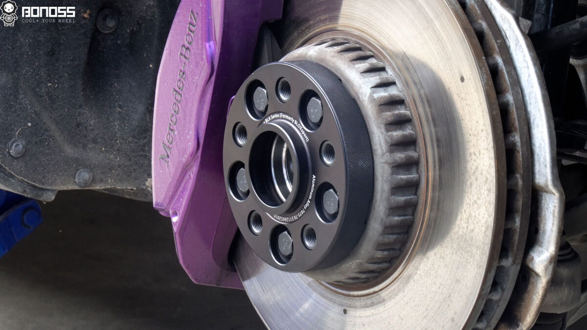 BONOSS Forged Active Cooling Mercedes Wheel Spacers 25mm for W213 E ...