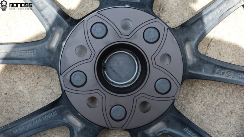 BONOSS Forged Active Cooling Tesla Model 3 Wheel Spacers 25mm Before ...