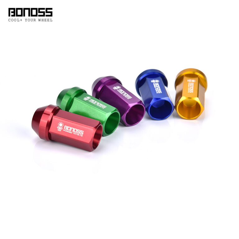 BONOSS Forged 7075-T6 Aluminum Wheel Lug Nuts for Hyundai Tucson/ IONIQ ...
