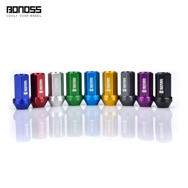 BONOSS Forged 7075-T6 Aluminum Wheel Lug Nuts for Hyundai Tucson/ IONIQ 5/ i20/ Creta/ Elantra ...