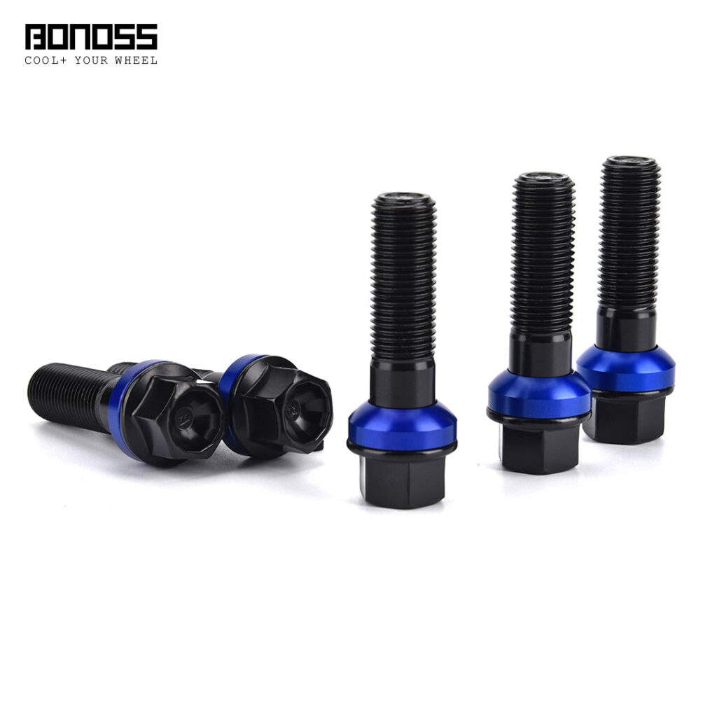 BONOSS Forged Grade 12.9 Extended Wheel Bolts M14x1.5 for Mercedes-Benz ...