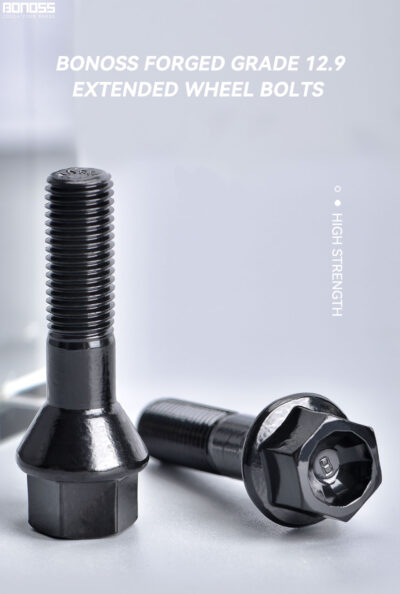 BONOSS Forged ISO Grade 12.9 Mercedes-Benz Extended Wheel Bolts M12x1.5 ...