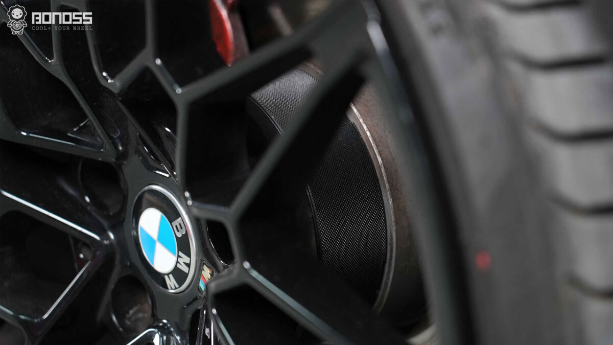 BONOSS Forged Active Cooling BMW 2-inch Wheel Spacers Before and After ...