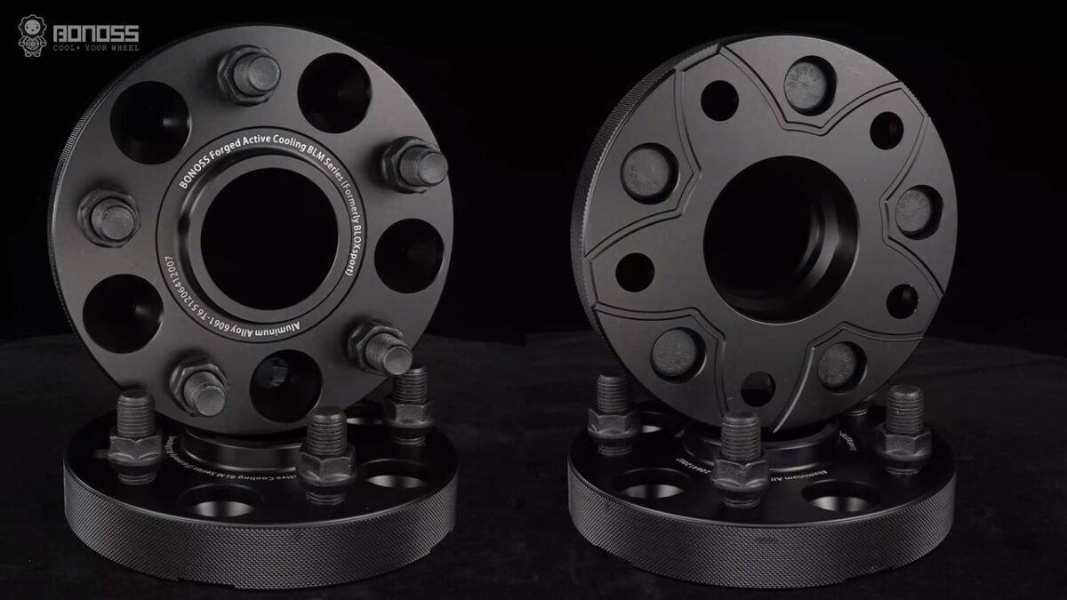 BONOSS Forged Active Cooling 2017 Tesla Model S Wheel Spacers Plaid ...
