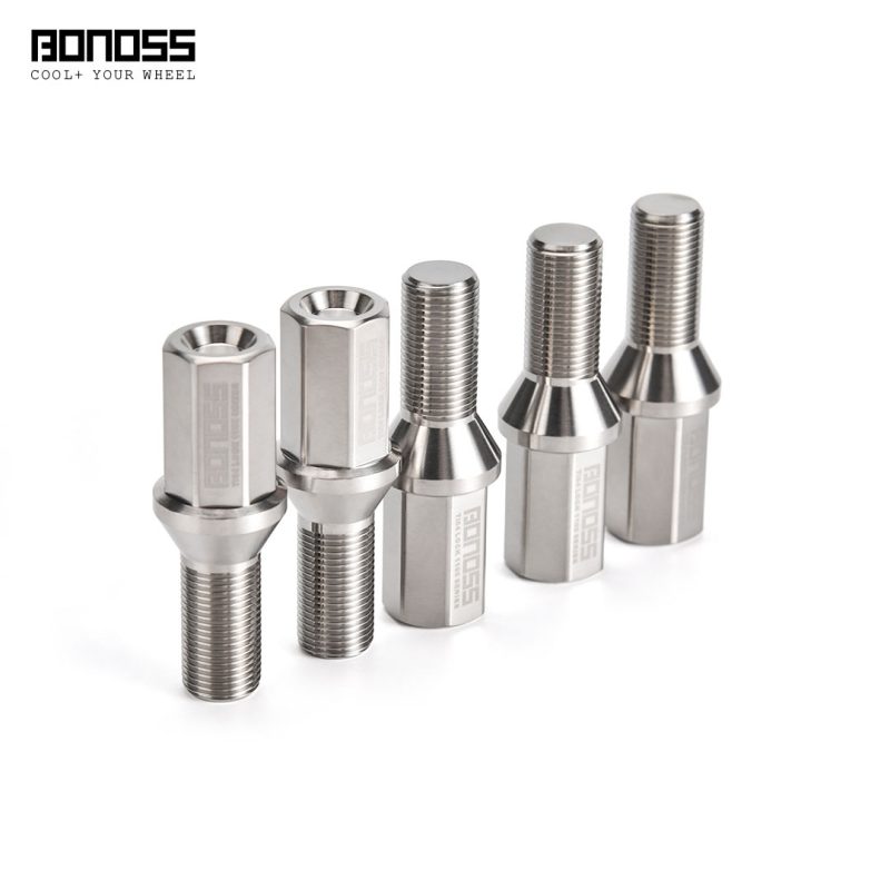 BONOSS Forged Titanium Locking BMW Wheel Bolts for 4 Series/ M4 430i ...