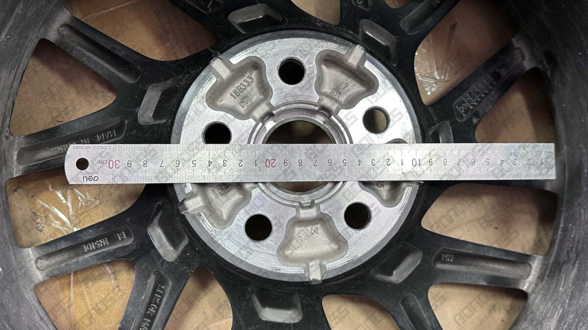 BONOSS Measuring 2023 Tesla Model 3 RWD Wheel Spacer Guide