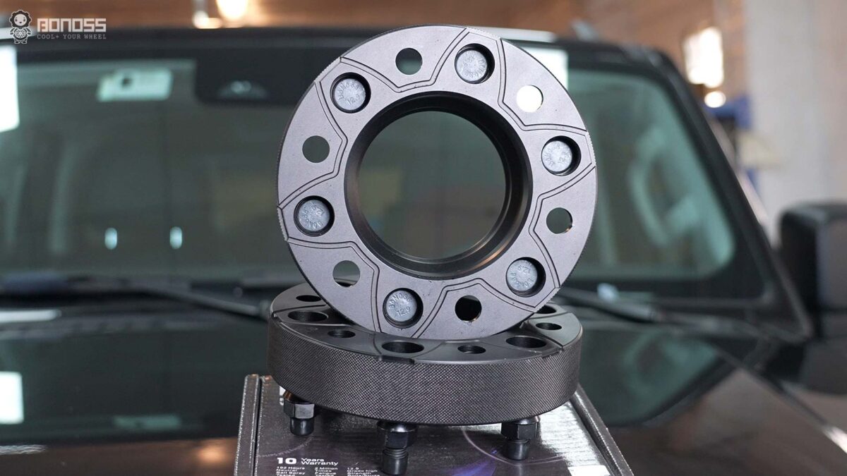 1-Inch Wheel Spacers for Silverado Safe Offset, PCD Tips